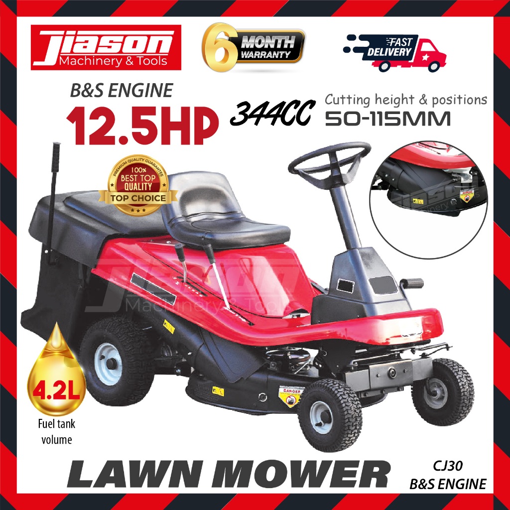 CJ30 344CC 12.5HP Lawn Mower Tractor with B&S Engine | Shopee Malaysia