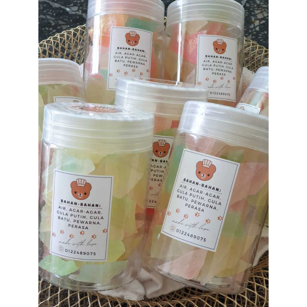 4Bear Kohakutou 💎 Muslim Product 💎 Agar-agar Kering Crystal Amber ...