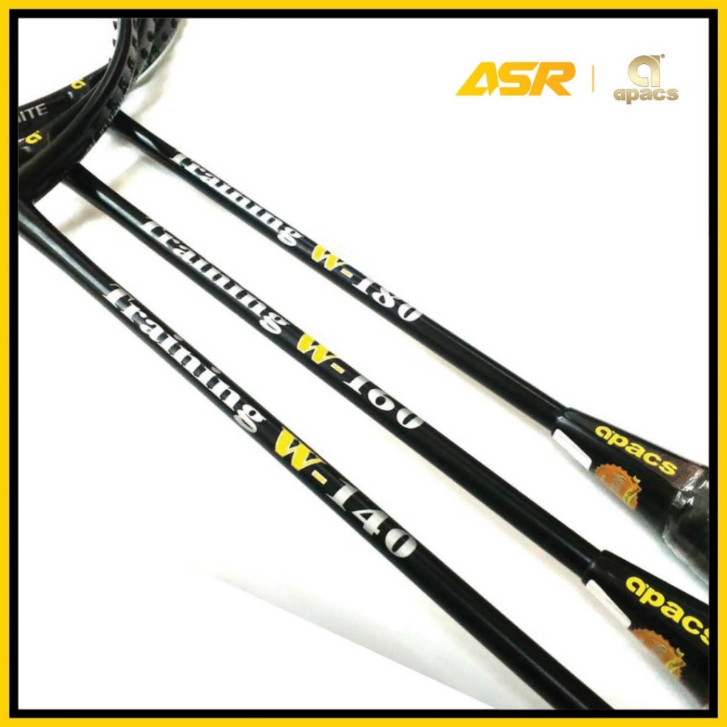 Apacs Badminton Training Racket W 120/140/160/180 (FRAME ONLY) | Shopee ...