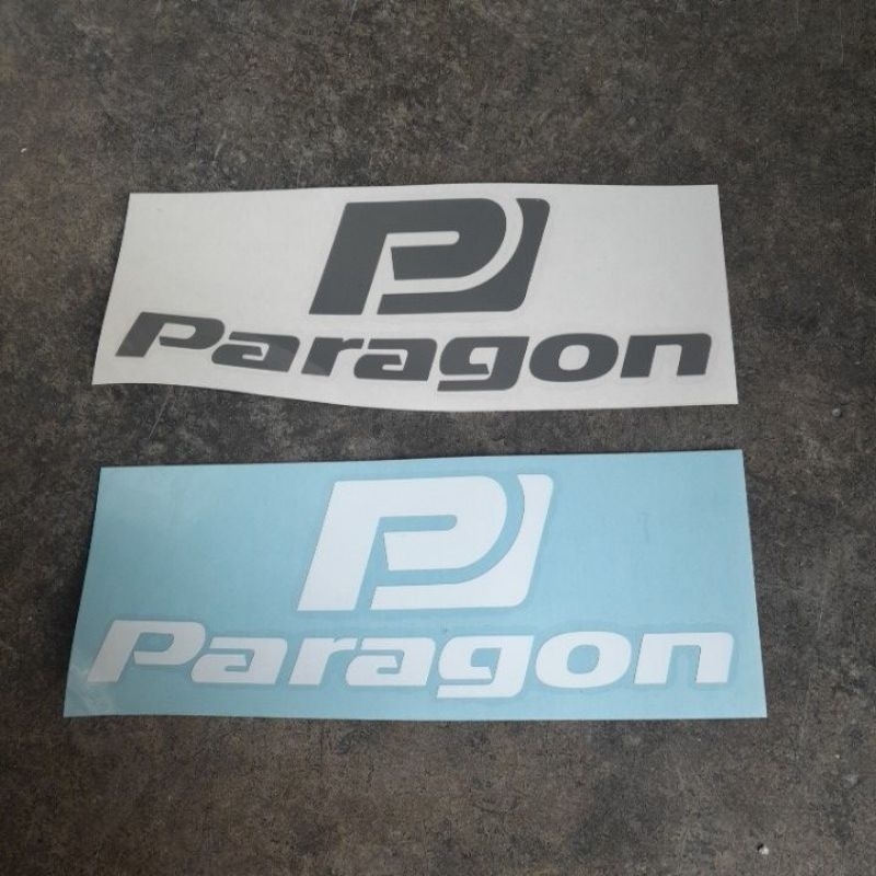 Paragon sticker original white silver | Shopee Malaysia