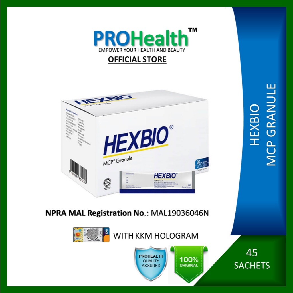 Hexbio MCP/AOI Granule Probiotic Sachets (ADULT/KID) Expiry:06/2026 ...