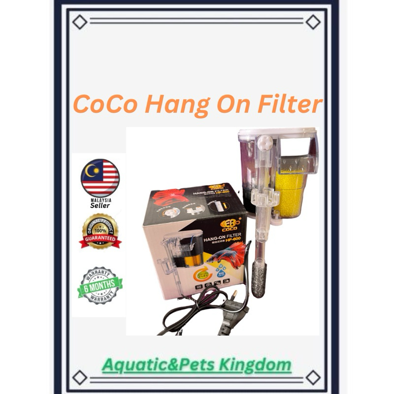 🔥[Ready Stock]🔥CoCo Aquarium Hang On Filter (HF Series) | Shopee Malaysia