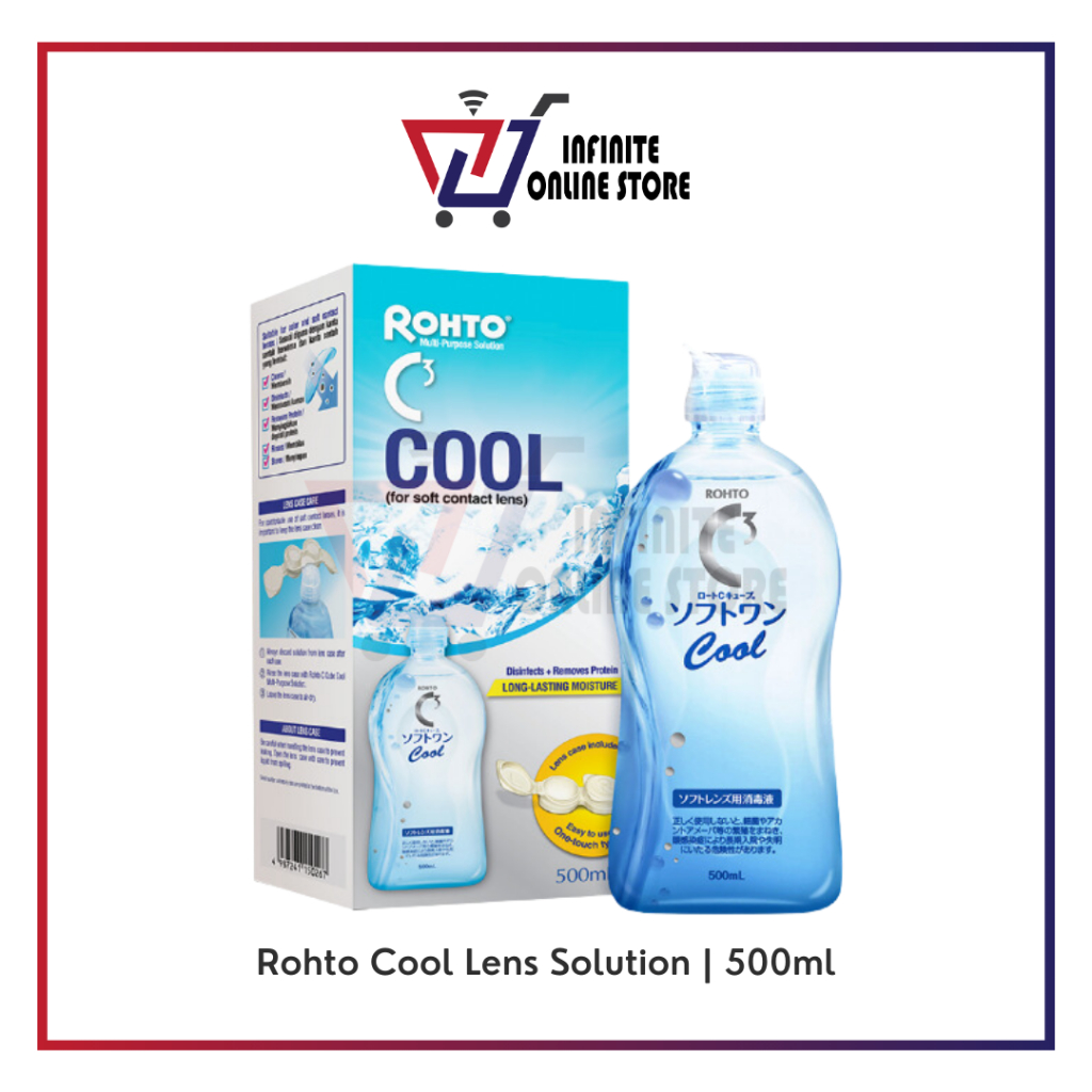 Rohto Cool Multi Purpose Lens Solution (500ml) | Shopee Malaysia