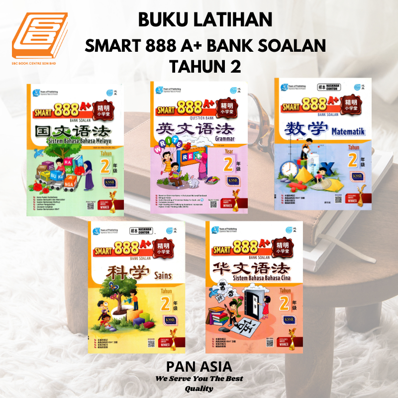 [SBCB] Buku Latihan : Smart 888 A+ Bank Soalan Tahun 2 ( Pan Asia ) | Shopee Malaysia