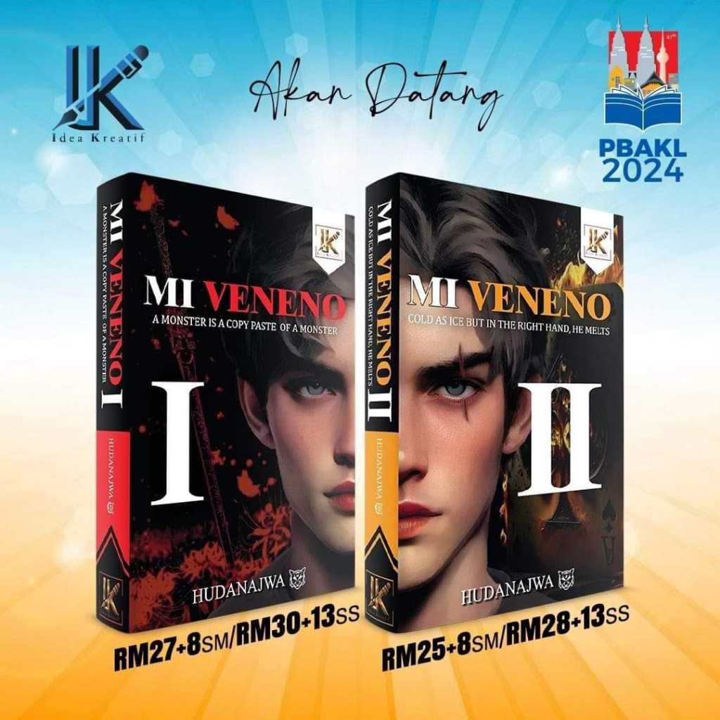 NEW PRE ORDER : MI VENENO I & II B Y HUDA NAJWA : TERBITAN IDEA KREATIF ...