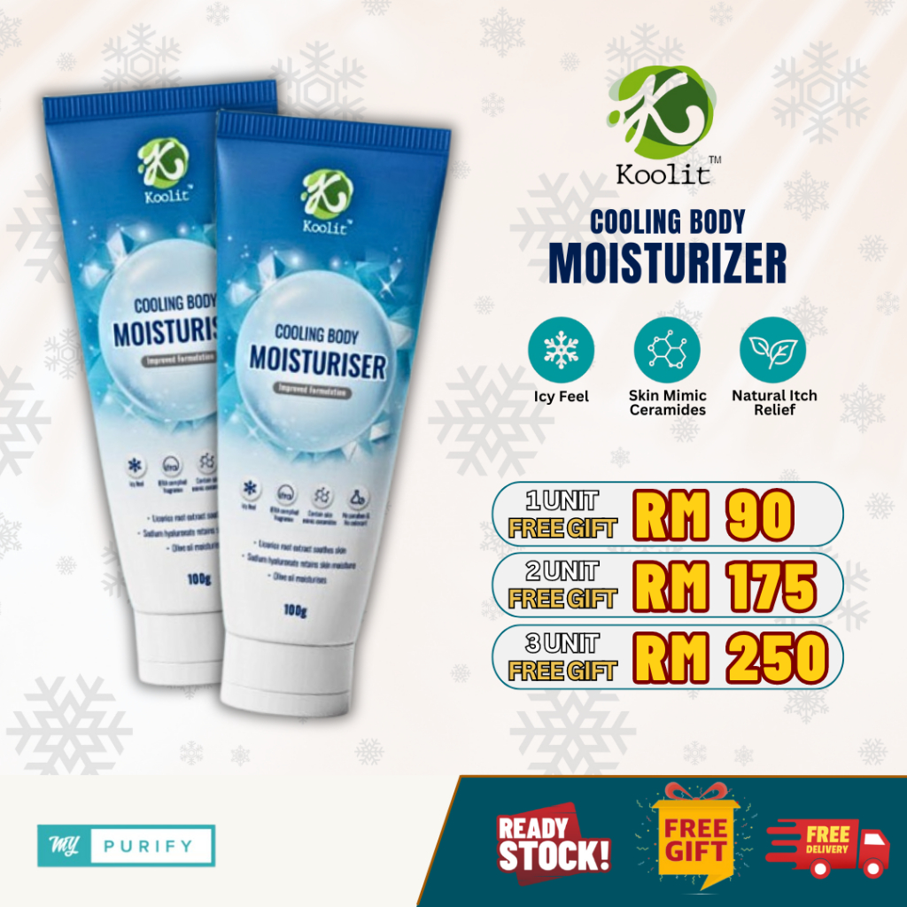 Koolit Cooling Body Moisturizer Koolit Cream [ORIGINAL HQ] | Shopee ...