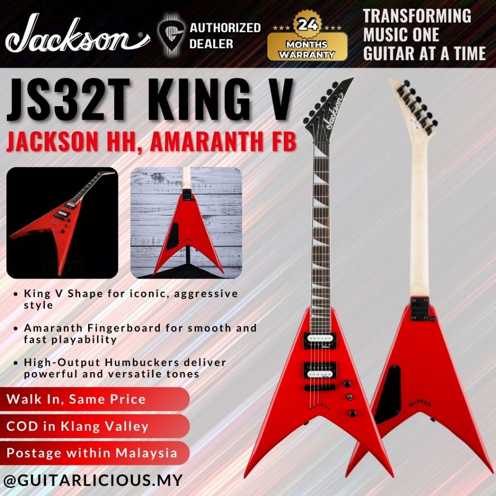 Jackson JS Series King V JS32T with Double Humbucker Electric Guitar ...