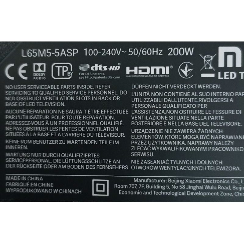Mi LED TV L65M5-5ASP | Shopee Malaysia