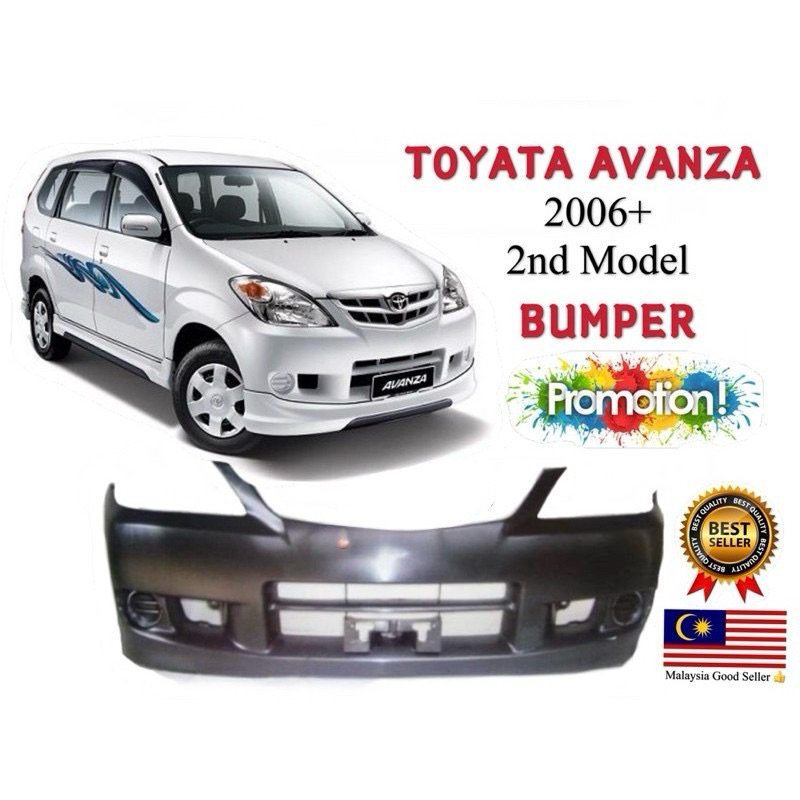 Toyota Avanza 2006-2011 (2nd Model) Front Bumper PP Plastic OFFER ...