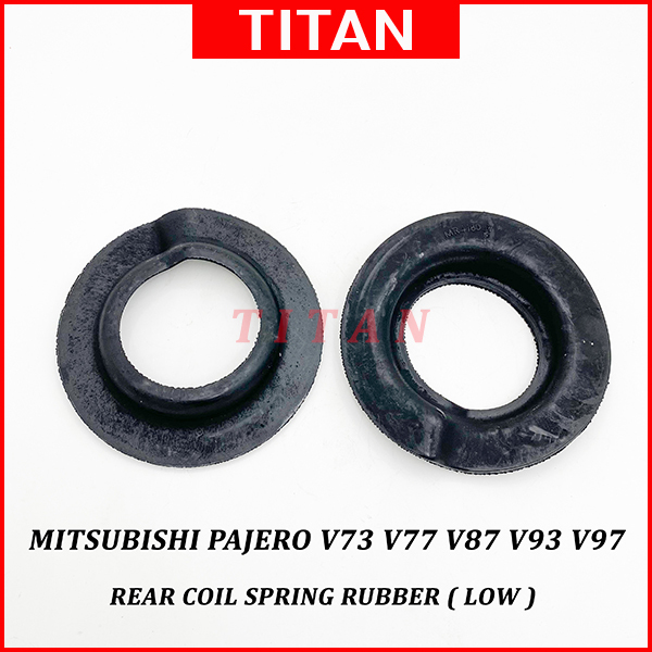 (1pc) Rear Coil Spring Rubber Lower Mr418047 Misubishi Pajero ( V73 V77 ...