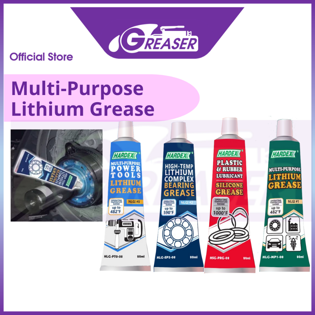 Hardex Lithium Grease / Bearing Grease / Multi-Purpose Grease (80ml) | Shopee Malaysia