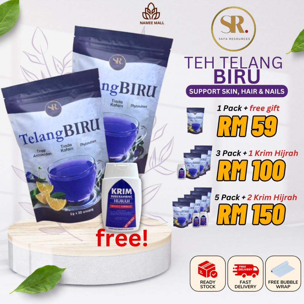 [READY STOCK + FAST SHIPPING] TEH TELANG BIRU MENGURANGKAN PARAS GULA ...