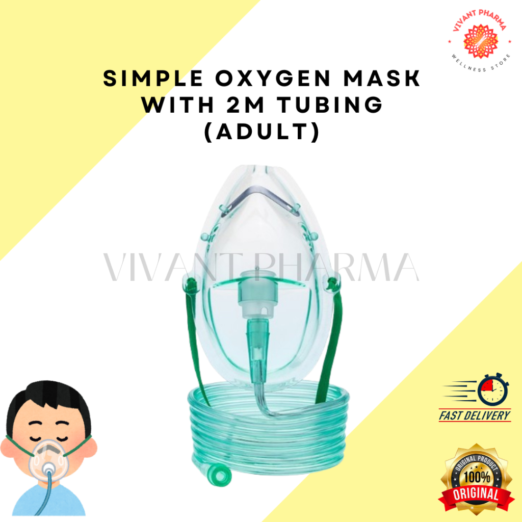 MyMedic Simple Oxygen Mask with 2m Tubing Adult | Shopee Malaysia