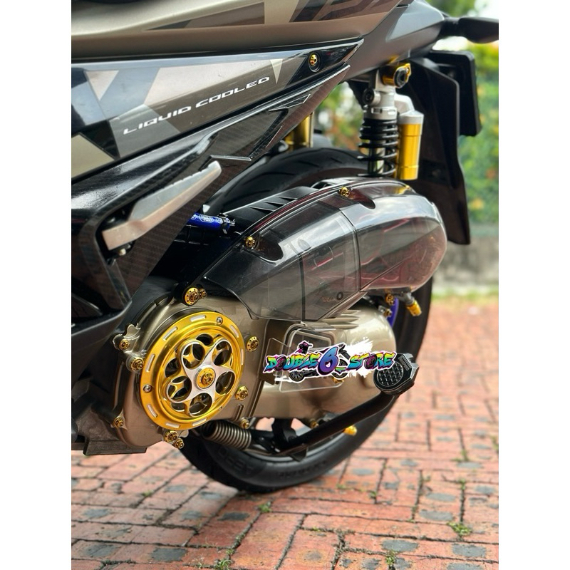 HYPERTECH CVT CNC SPINNER WITH ALUMINIUM COVER & NETTING FOR NVX V1 ...