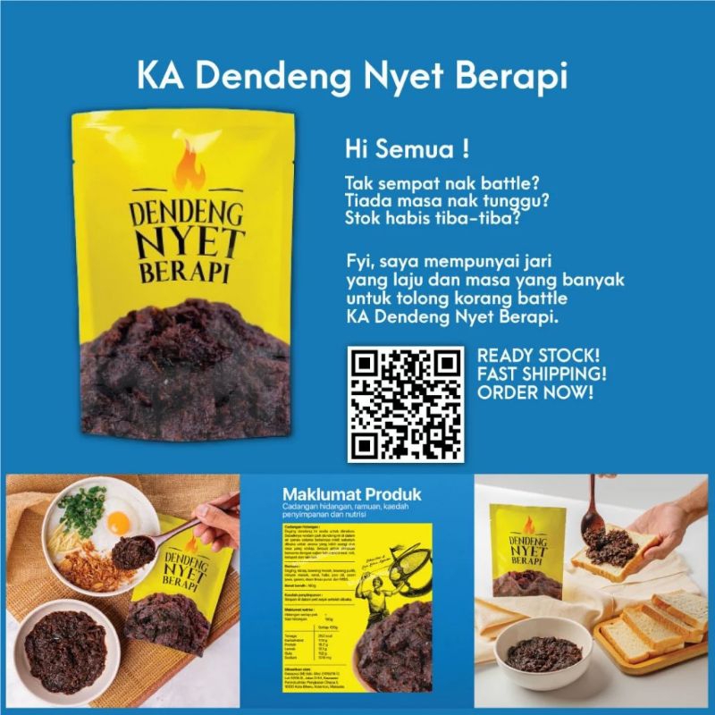 khairulaming dendeng nyet berapi | Shopee Malaysia