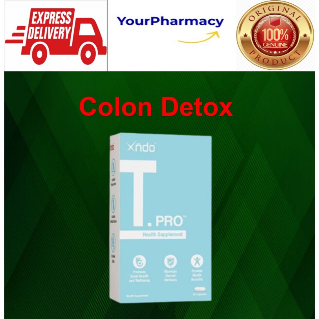 XNDO T PRO (TUMMY PRO) colon detox 60 CAPSULES | Shopee Malaysia
