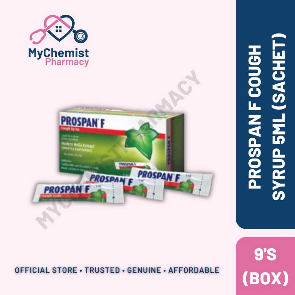 Prospan F Cough Syrup 5ml 9's (Box) Ubat Batuk Prospan dalam Bentuk ...