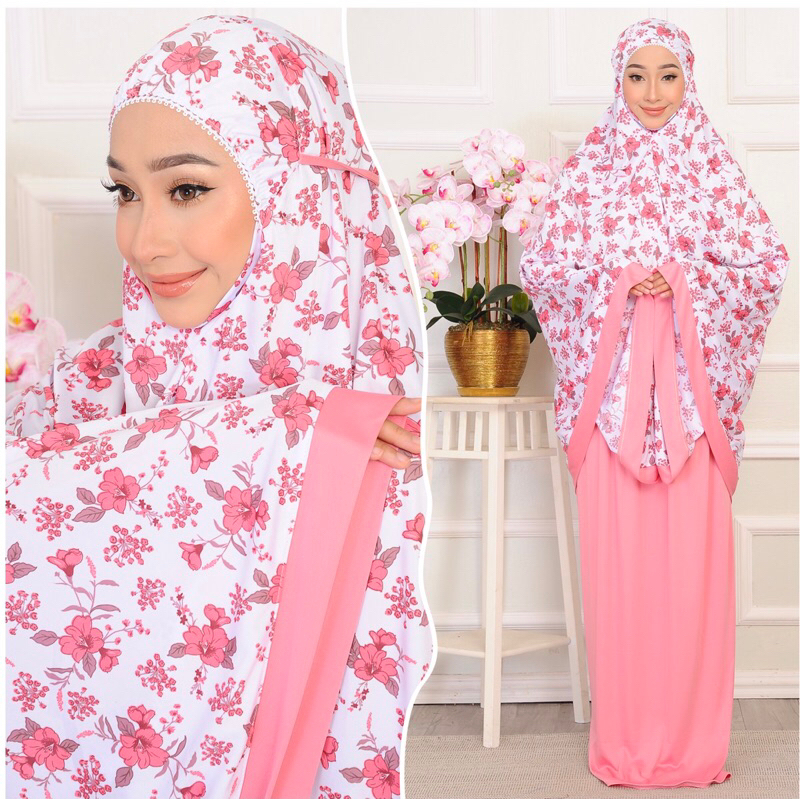 Telekung Bunga Corak Baru Dewasa telekung corak kanak2 (Ready Stock ...