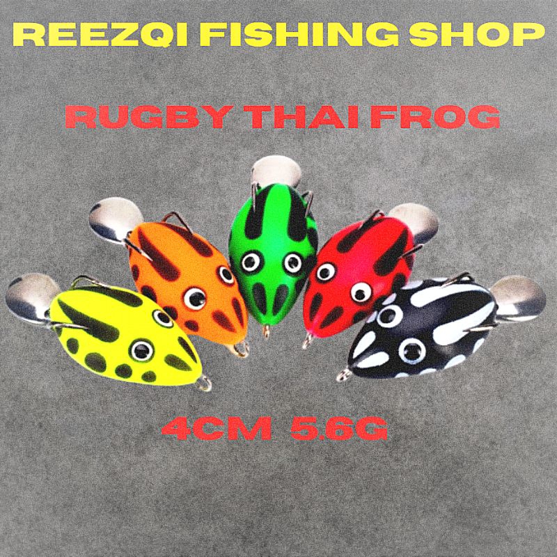 THAI RUGBY FROG UMPAN KATAK SOFT FROG 4CM READY STOCK MALAYSIA 🔥🔥🔥 ...