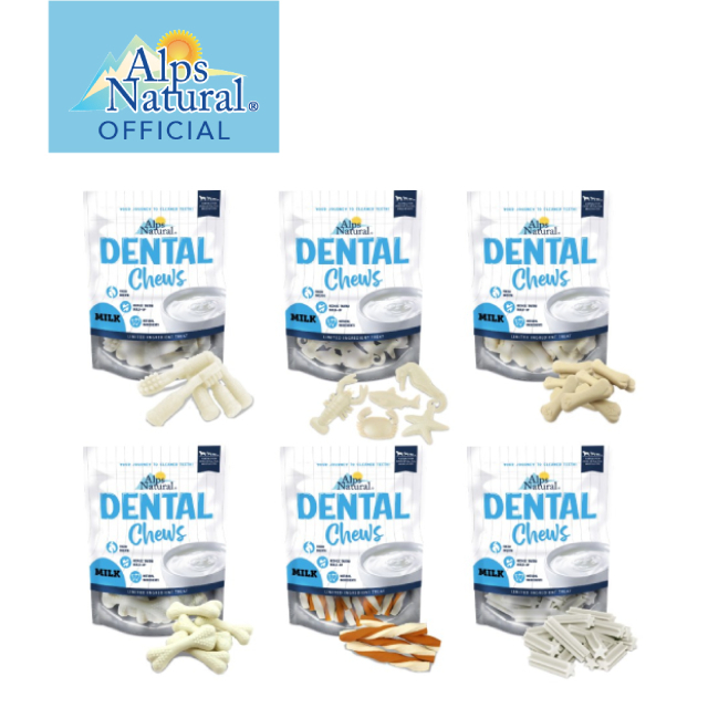 ALPS NATURAL Dental Chew Milk - Assorted (150g) | Shopee Malaysia