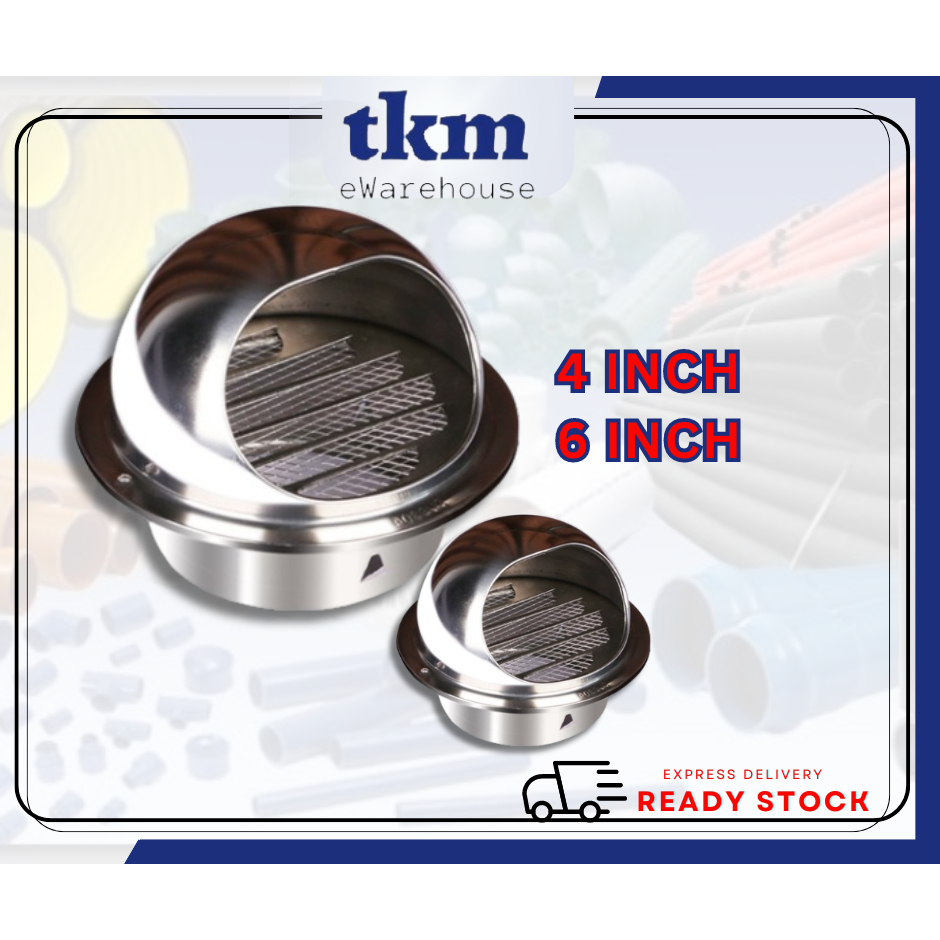 [TKM] HOT SELLING ALUMINIUM FLEXIBLE DUCTING HOSE & S/S END CAP / Stainless Steel Cooker Hood ...