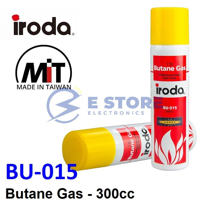 Iroda BU-015 Refined Butane Gas Refill for Soldering Iron 140g (West ...