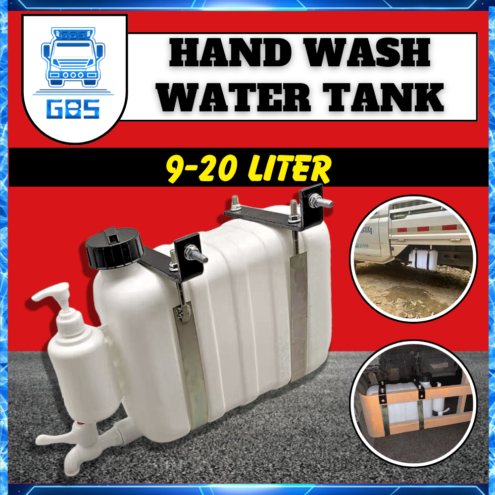 GBS Truck Lori Tangki Air Spare Tank Cuci Tangan Hand Washing Water ...