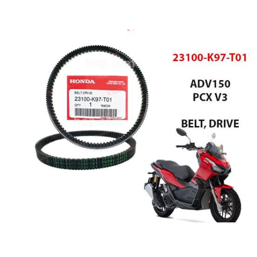 HONDA PCX150 V3 ADV150 BELT 100% ORIGINAL 23100-K97-T01 TIMING BELT ...