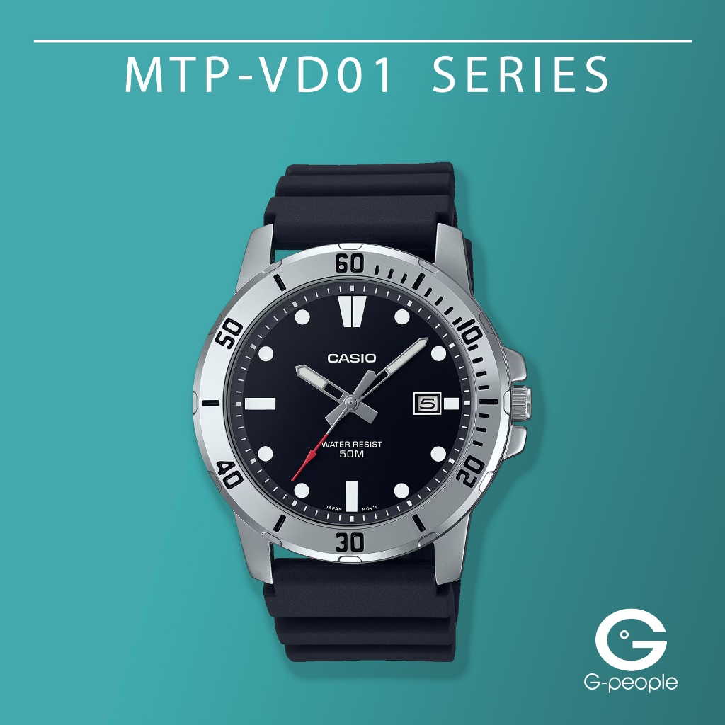 CASIO MTP-VD01-1EV / MTP-VD01-1E / MTP-VD01 ANALOG WATCH 100% ORIGINAL ...