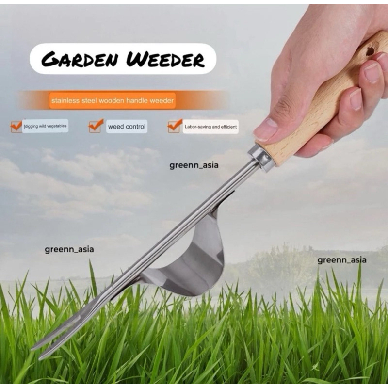 Garden Hand Weeder / Stainless Steel Hand Tool Weeder Weed Remover ...