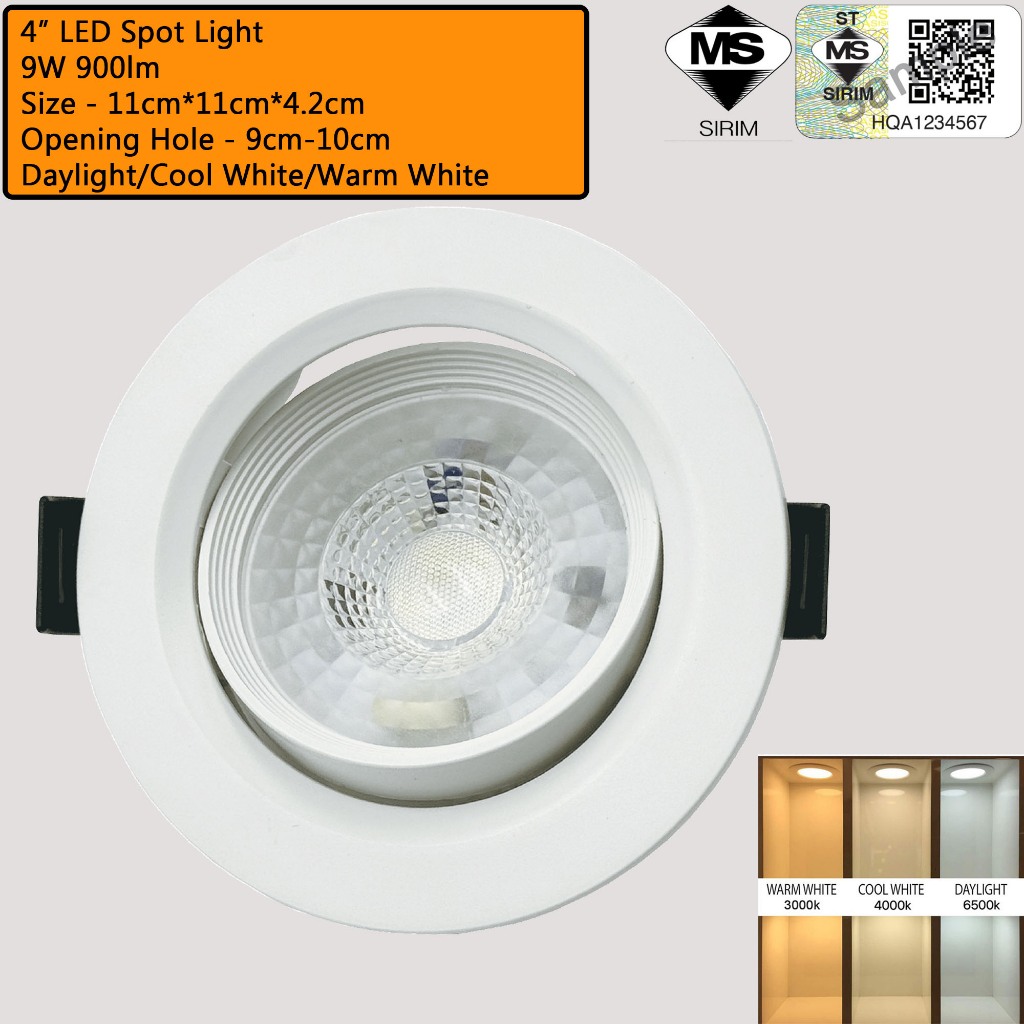 3H 3W/5W/7W/9W Directional LED Down Light/Ceiling Light/Eye Ball/Spot ...