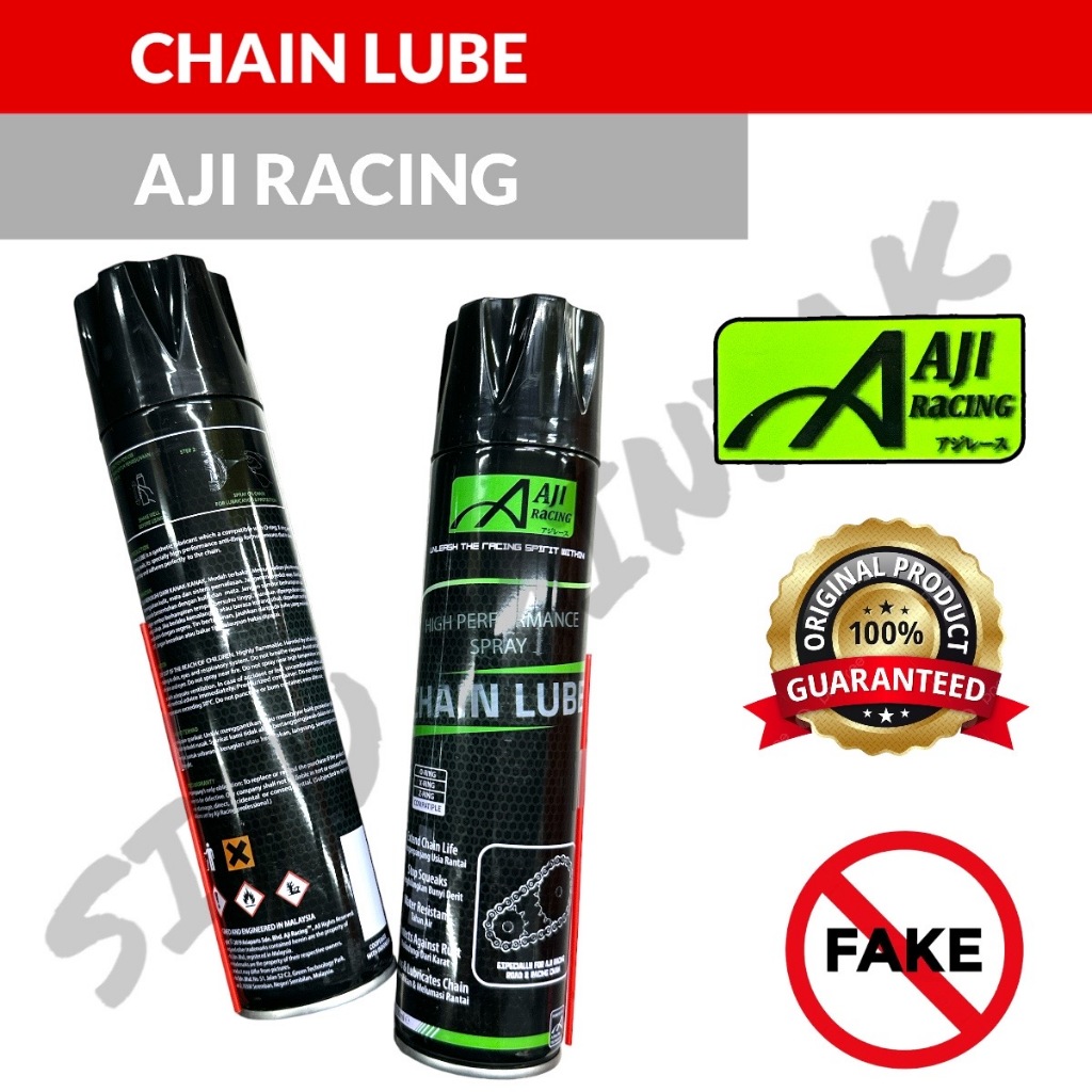 ORIGINAL AJI RACING CHAIN LUBE SPRAY RANTAI MINYAK RANTAI O RING 330ML ...