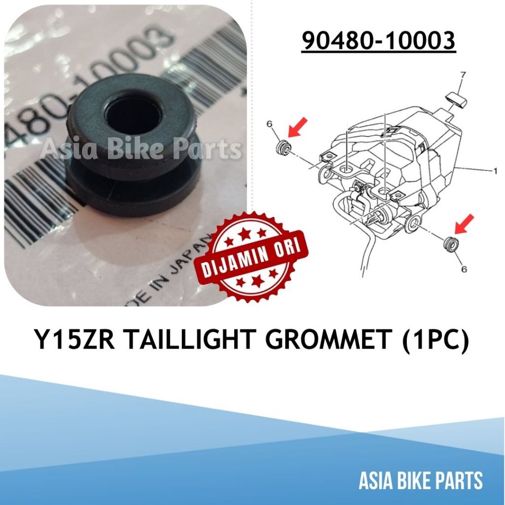 Yamaha Original Y15ZR Taillight Grommet / Getah Tepi Lampu Belakang ...