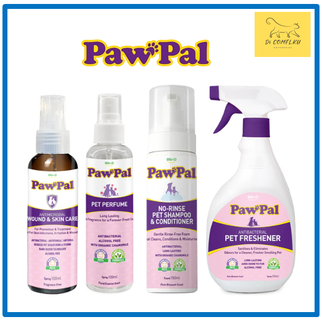 PawPal Pet Perfume / Freshener / Wound & Skin Spray / No Rinse Shampoo ...