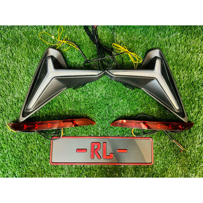 Proton S70 Front bumper DRL LED daylight rear reflector foglamp ...