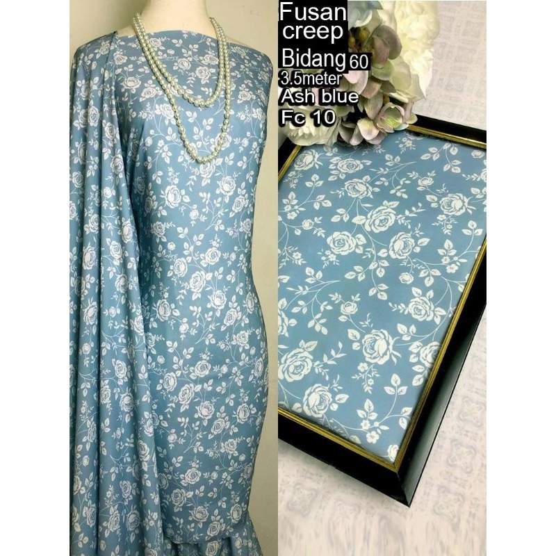 KAIN PASANG FUSAN CREAP NEW ARRIVAL EXCLUSIVE | Shopee Malaysia