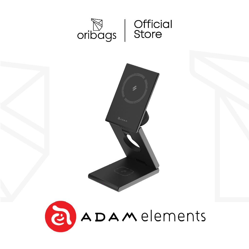 ADAM elements Mag Z Magnetic 3-in-1 Foldable Travel Charging Station ...
