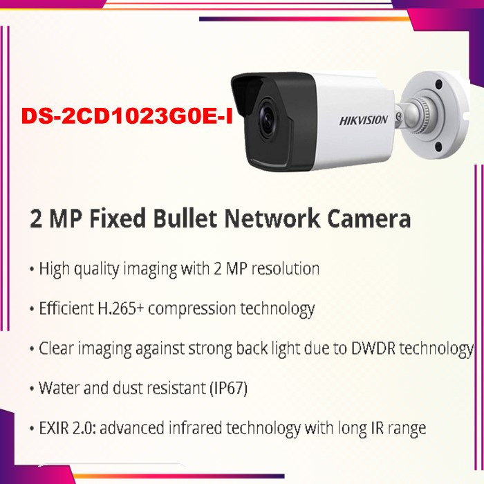 HIK HIKVISION DS-2CD1023/1123G0E-I 2.0MP POE IP 2MP 1080P FULLHD DOME ...