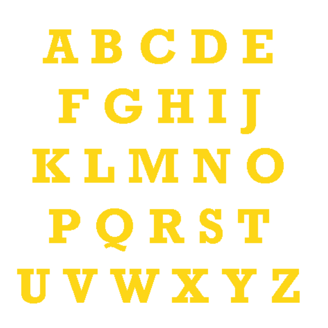 GOLD FOIL LETTER STICKERS | Shopee Malaysia
