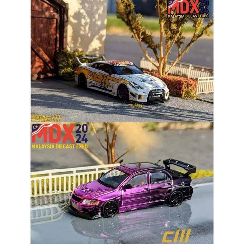 CM Model x MDX 2024 1/64 LB-Super Silhouette R35 Flash + Varis ...