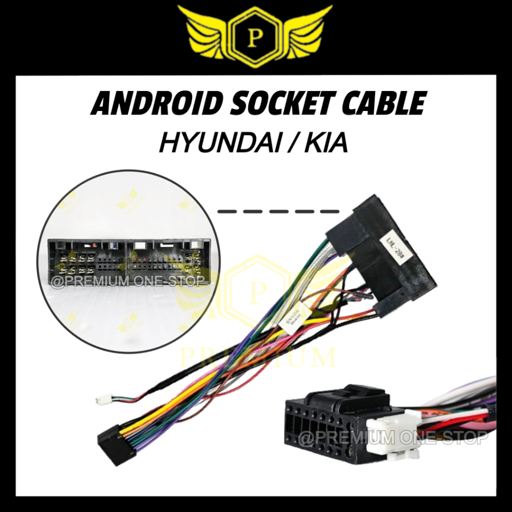 HYUNDAI / KIA ANDROID SOCKET CABLE (LHL-28#) | Shopee Malaysia