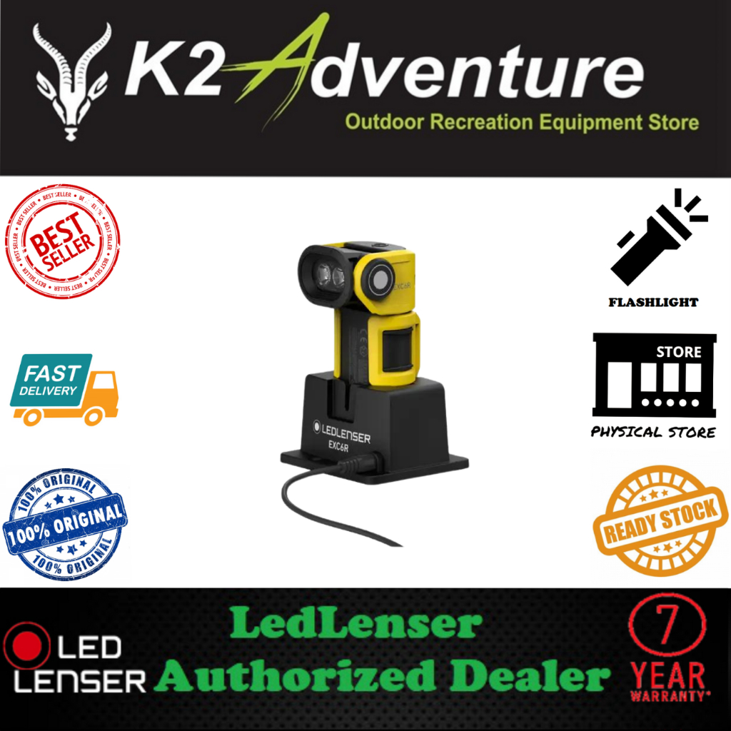 Led Lenser EXC6R Atex Series Right Angle Rechargeable Torch (100% ...