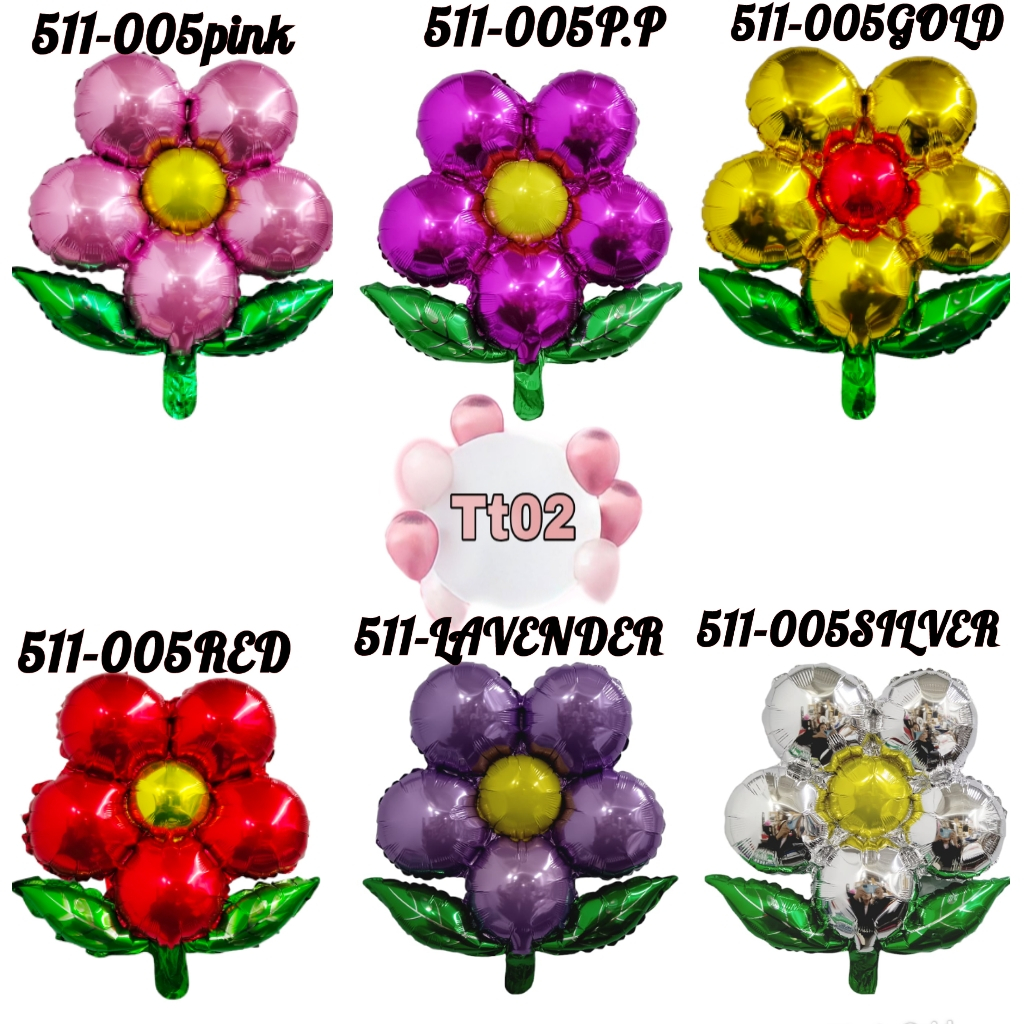 18INCH BALLOON FLOWER#BELON BUNGA BERBAGAI WARNA READY STOCK | Shopee ...