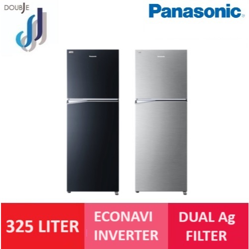 Panasonic 325L 2 Door ECONAVI Inverter Refrigerator | NR-TV341BPSM NR ...