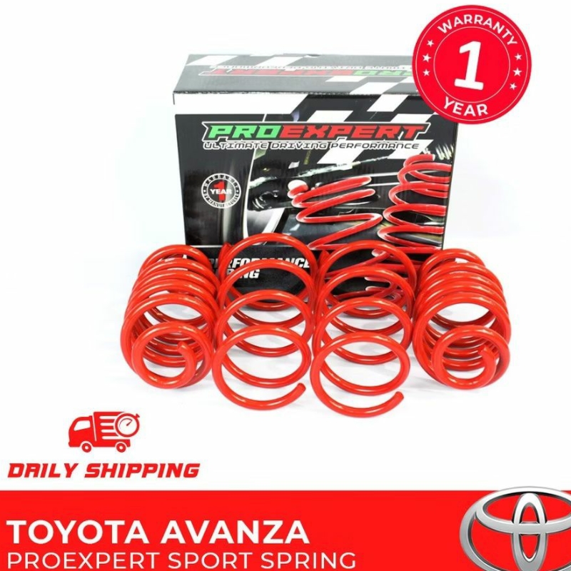 TOYOTA AVANZA 12-18 PROEXPERT LOWERED SPORT SPRING | Shopee Malaysia