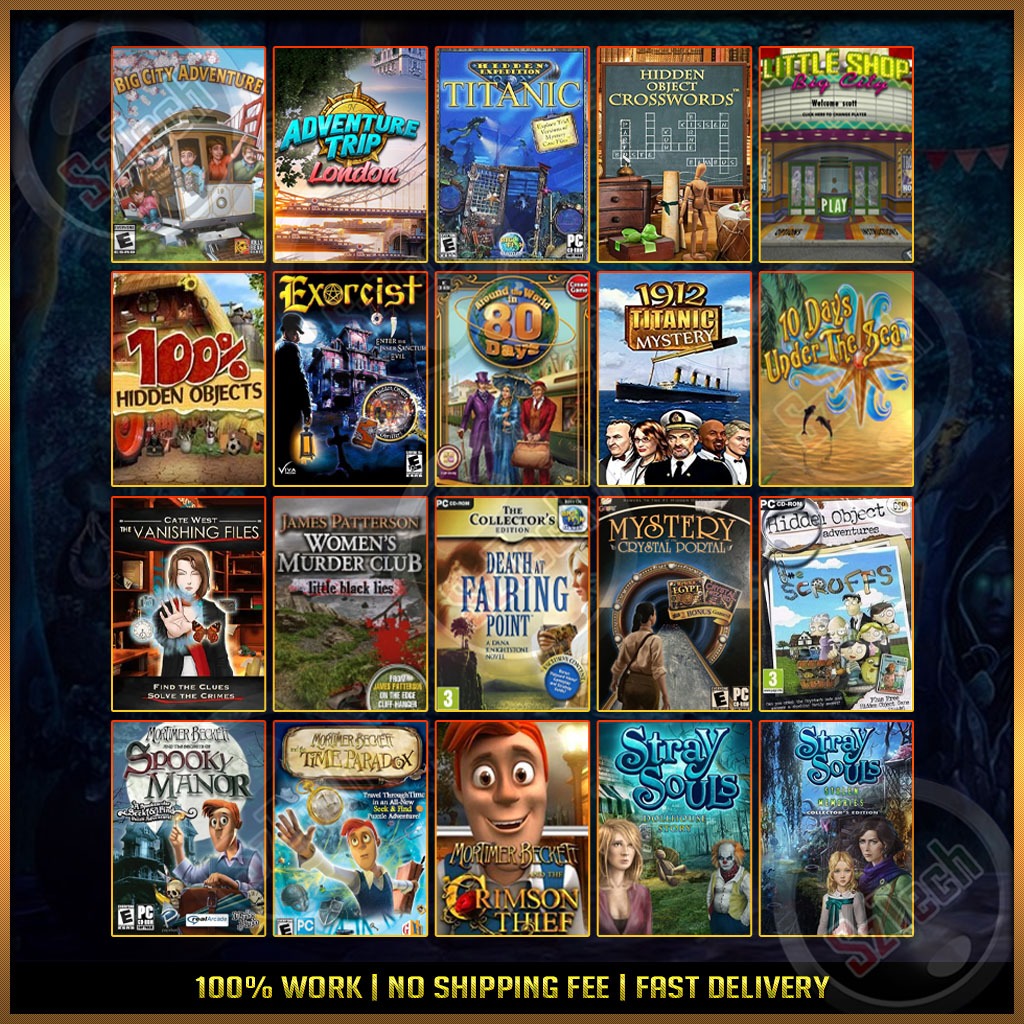 40 IN 1 Games [PC GAME] 🔥 [ DIGITAL DOWNLOAD] 🔥 Hidden Object🔥 Big City ...