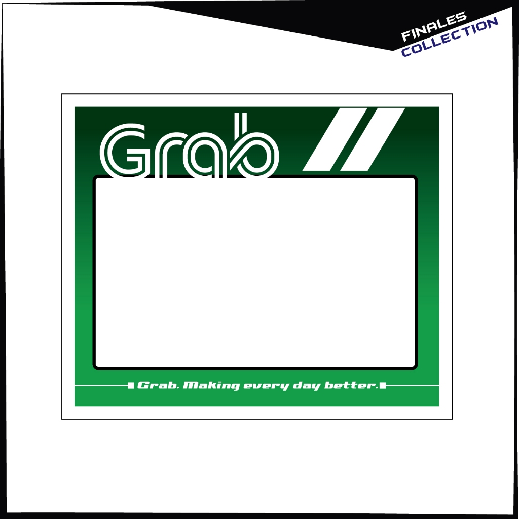 Grab Car Sticker Kereta Versi Baru Grab Vehicle Roadtax Sticker Sticker ...