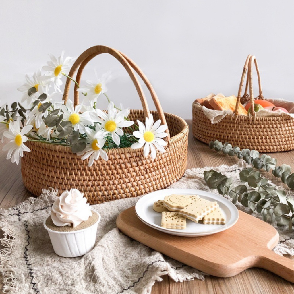 Basket Rattan Vietnam Picnic Basket Bakul Rotan Vietnam Bakul Balang ...