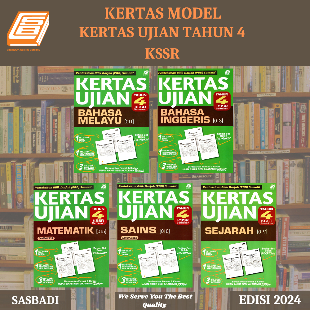 [SBCB] Kertas Model : Kertas Ujian Tahun 4 KSSR semakan ( Sasbadi ) | Shopee Malaysia