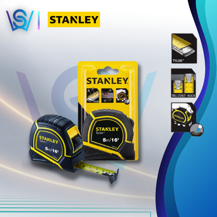 STANLEY Tylon Measuring Tape 5m/16' (STHT36194) STANLEY TYLON PITA ...